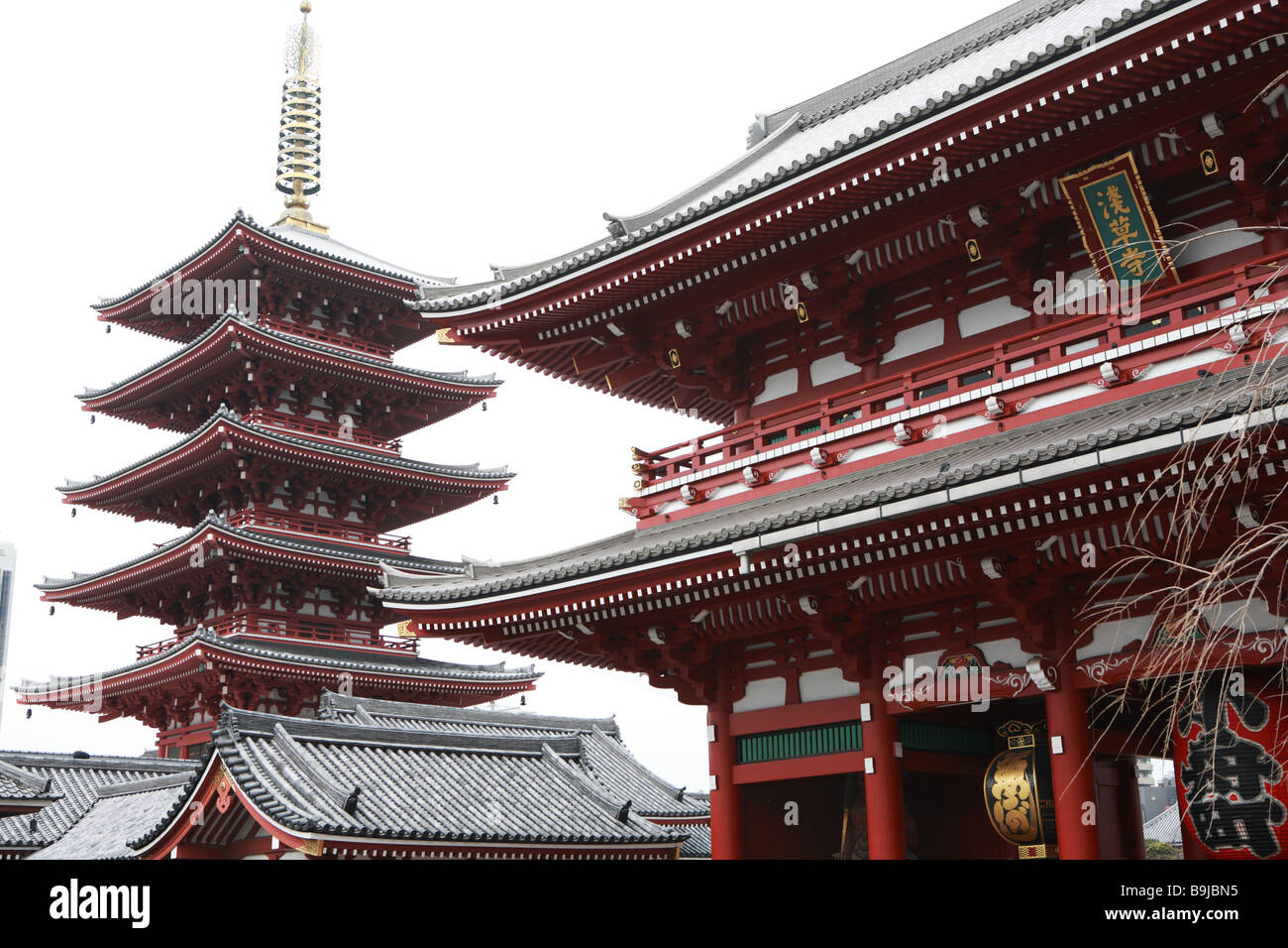 Sensoji temple, Tokyo, Japan Stock Photo - Alamy