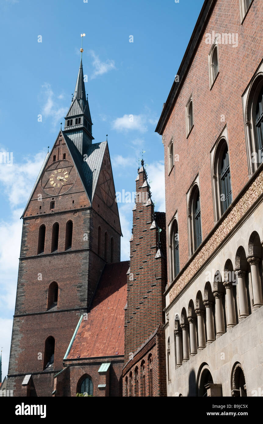 Altstadt Marktkirche Hannover Niedersachsen Deutschland Hannover old ...
