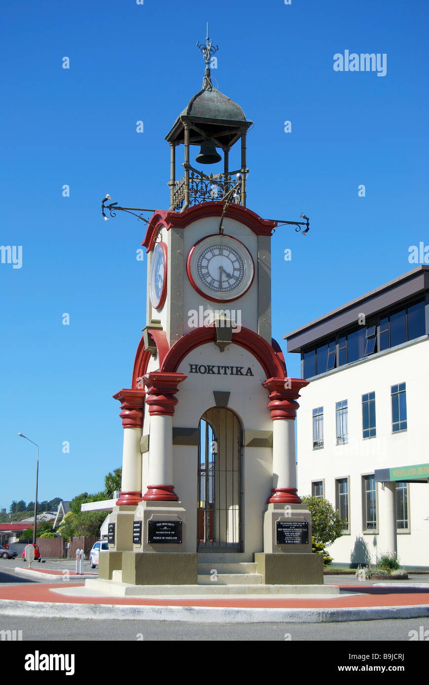 Hokitika Memorial Clock Tower, Weld Street, Hokitika, West Coast Region ...