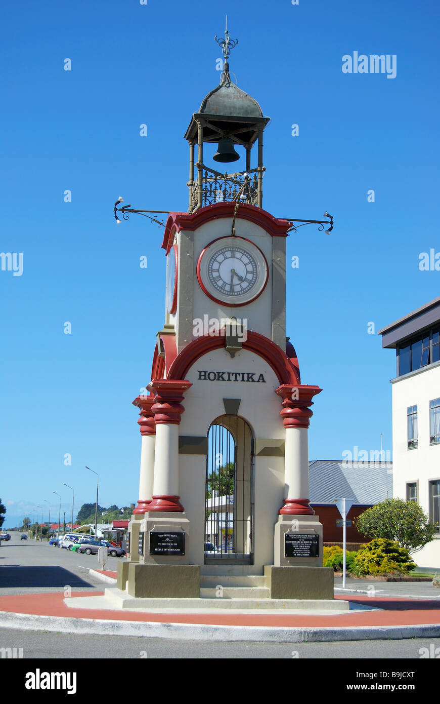 Hokitika Memorial Clock Tower, Weld Street, Hokitika, West Coast Region ...