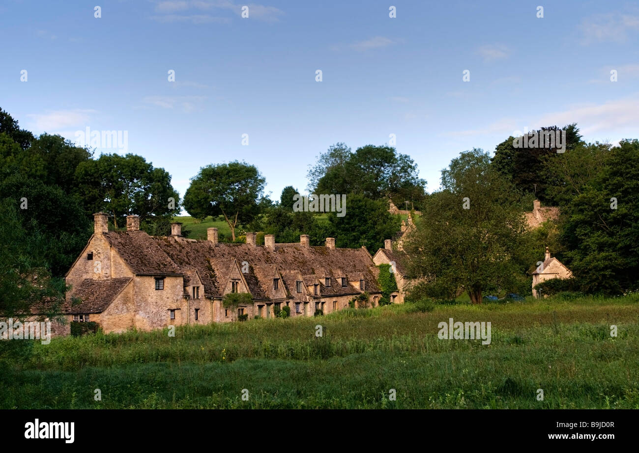 Arlington Row in Bibury, Cotswolds, Gloucestershire, England, Great ...
