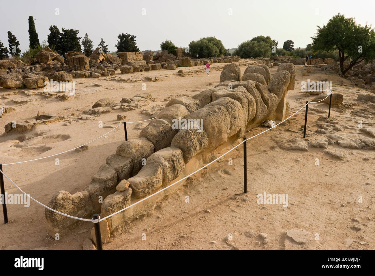 Massive Stone Giant Sculpture. A copy of a recumbent Stone Giant at ...