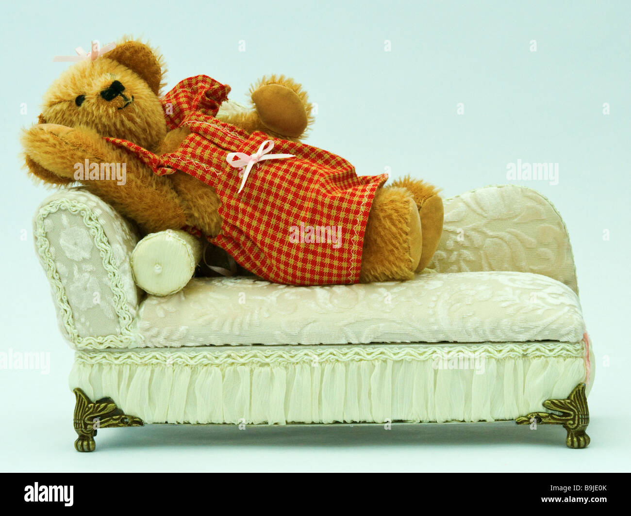 Miniature teddy bear relaxing (Mini Bear Collection Stock Photo - Alamy