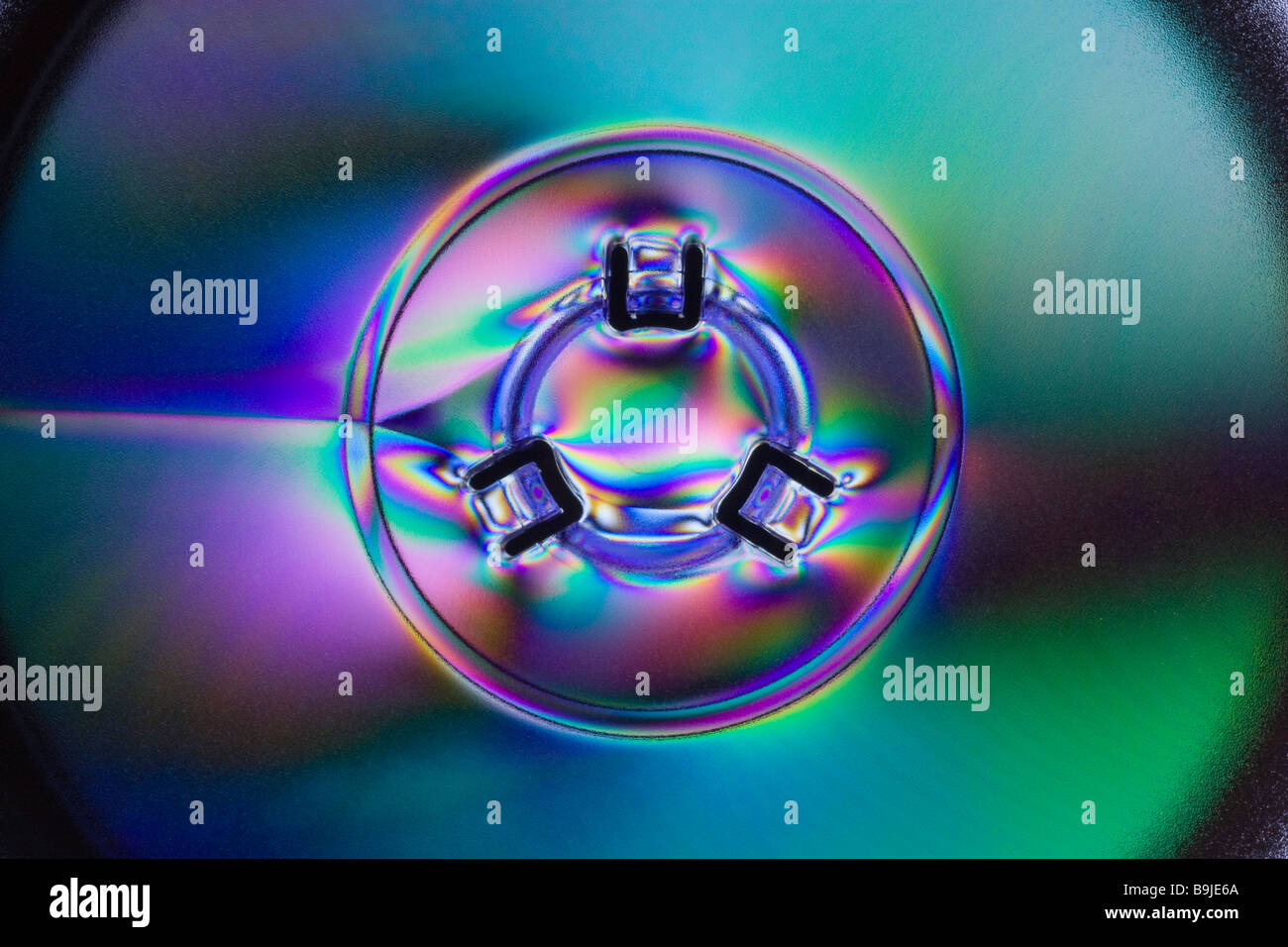 Stress patterns in plastic Stock Photo - Alamy