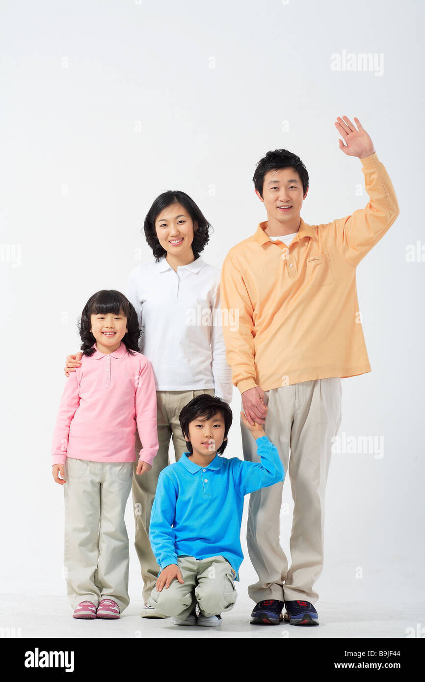 Happy Asian Family Stock Photo - Alamy