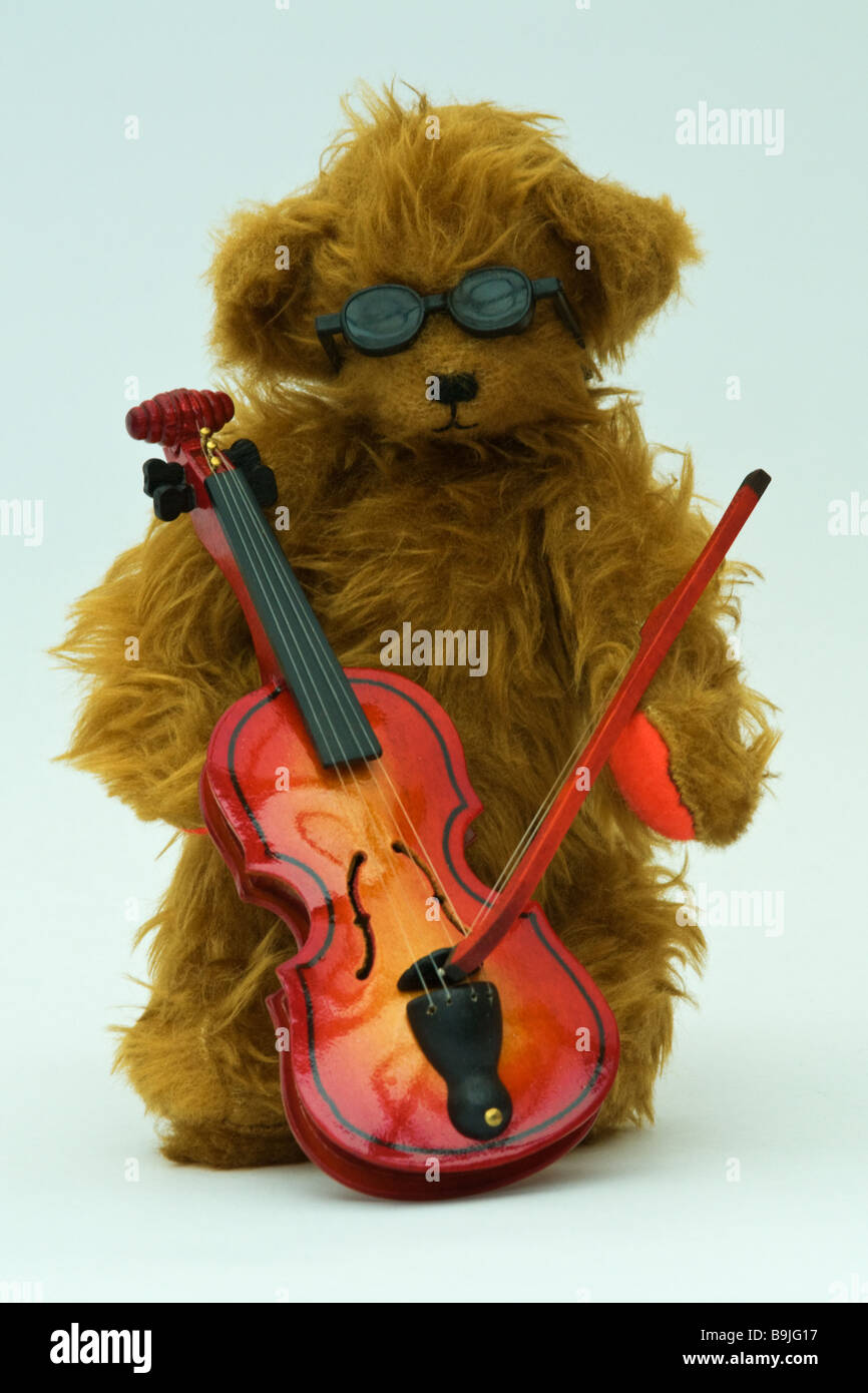 Miniature teddy bear scruffy (Mini Bear Collection Stock Photo - Alamy