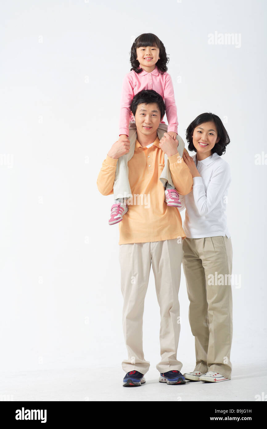 Happy Asian Family Stock Photo - Alamy
