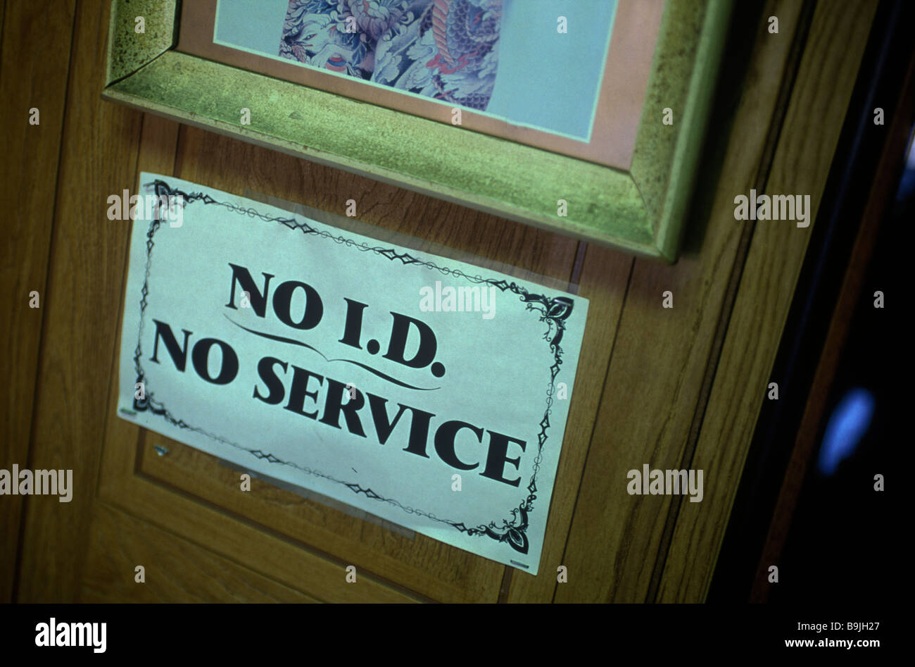 Stuck on sign hi-res stock photography and images - Alamy