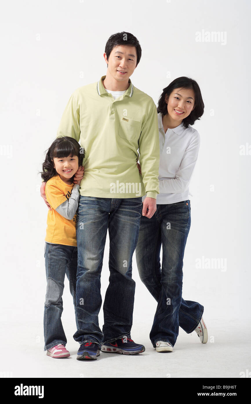 Happy Asian Family Stock Photo - Alamy