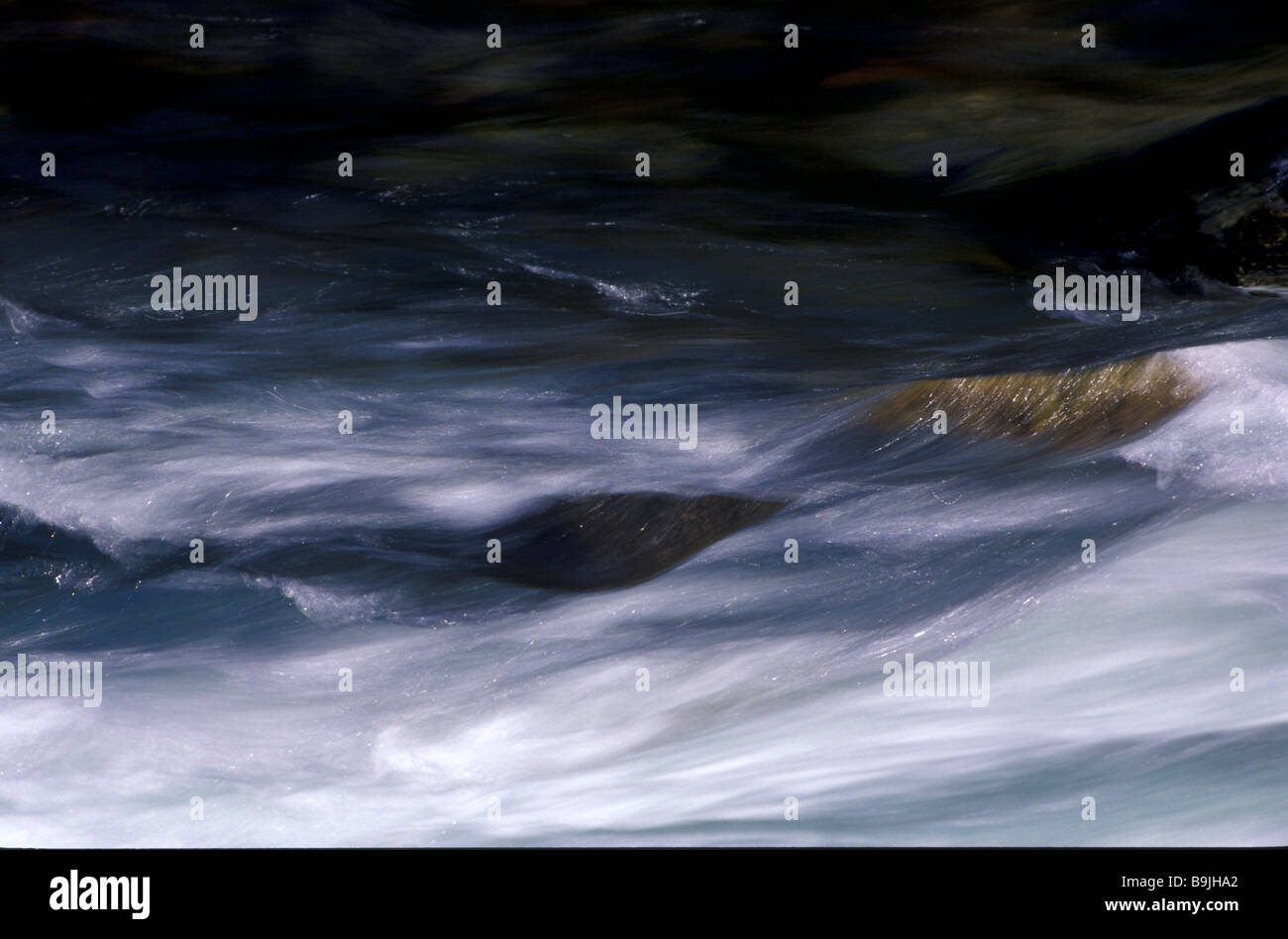 fast moving white water rapids Stock Photo - Alamy