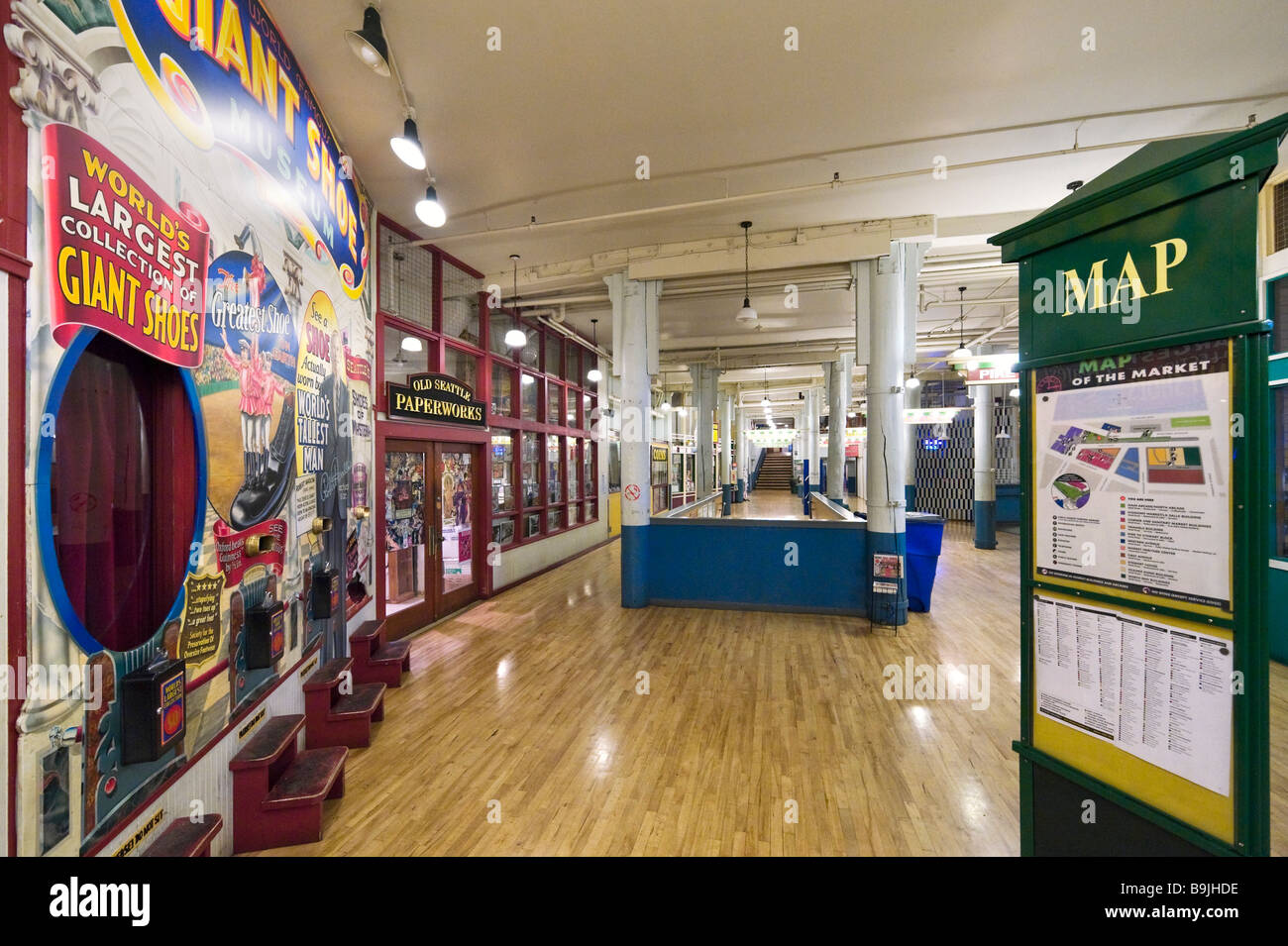 Map of seattle washington hi-res stock photography and images - Alamy