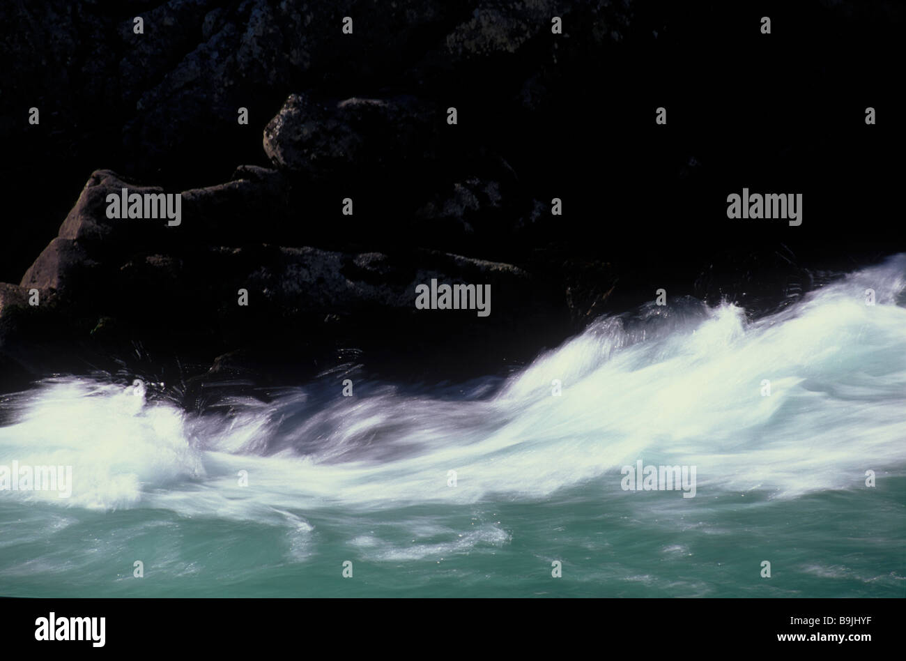 white water flowing rapids Stock Photo - Alamy