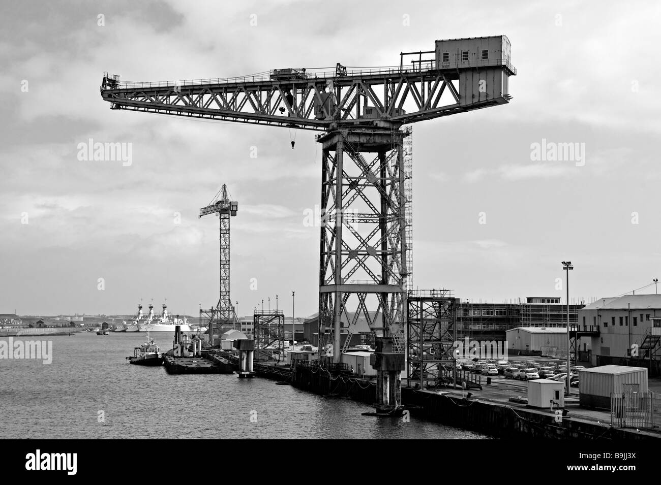 Dockyard Black and White Stock Photos & Images - Alamy
