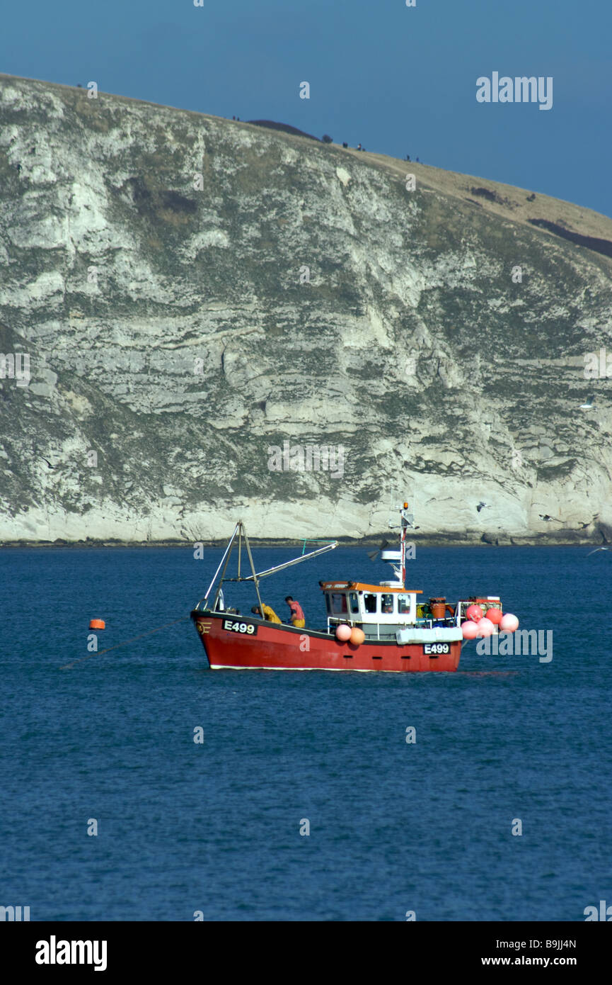 Red fishing boat hi-res stock photography and images - Alamy