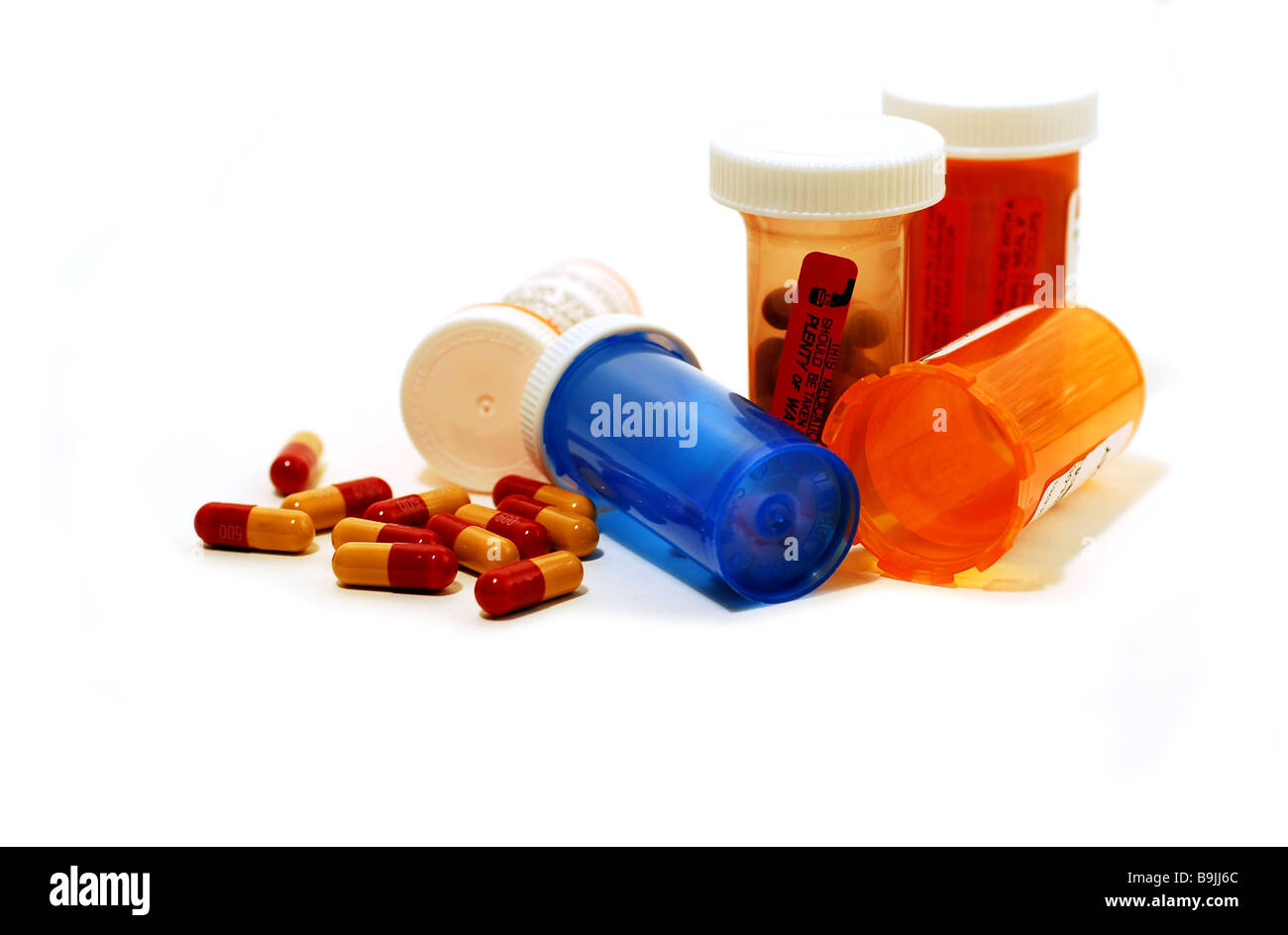 Pharmaceutical containers Cut Out Stock Images & Pictures - Alamy