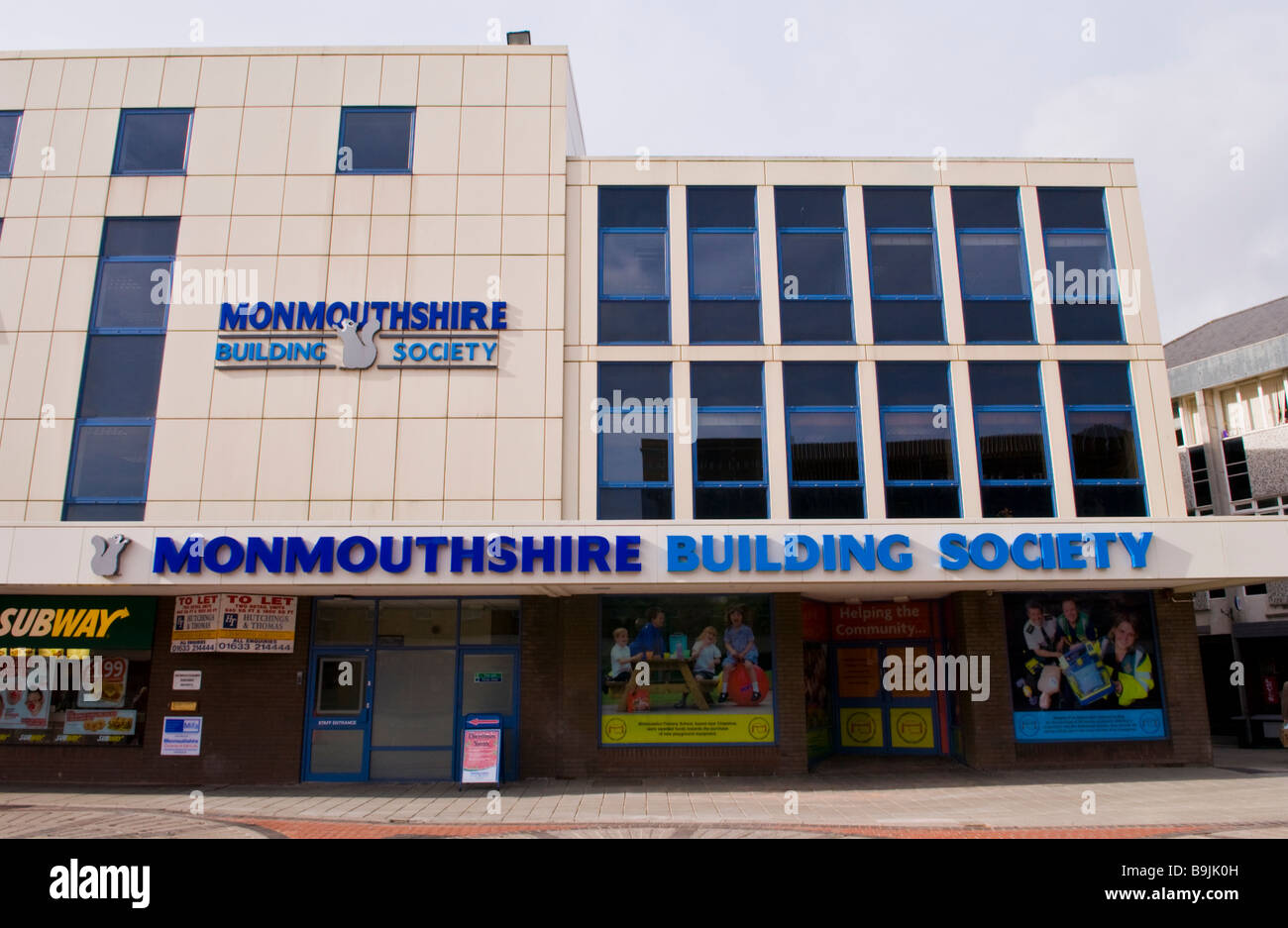 Headquarters of the monmouthshire building society hi-res stock ...