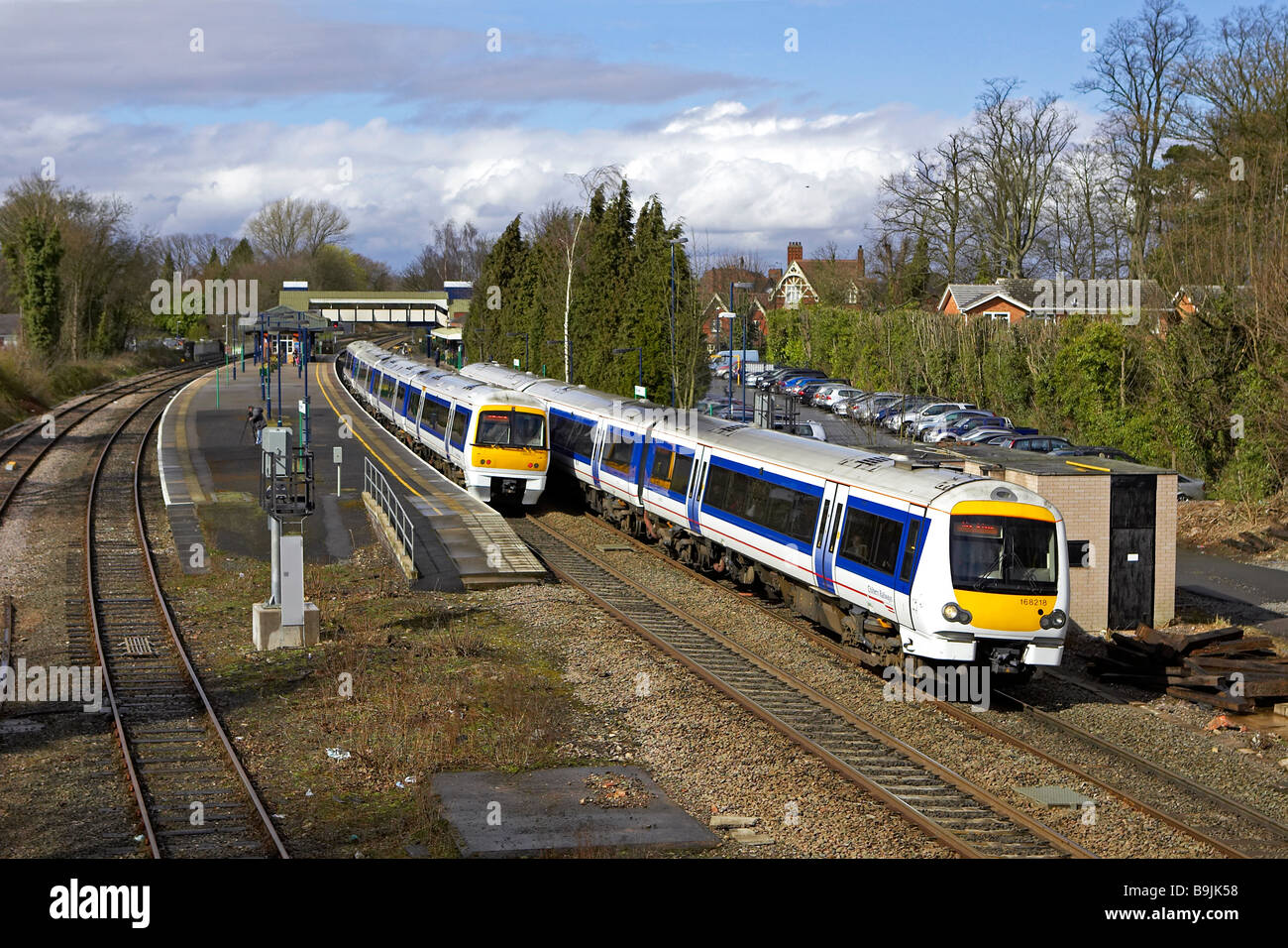 Chiltern Trains at Dorridge Stock Photo - Alamy