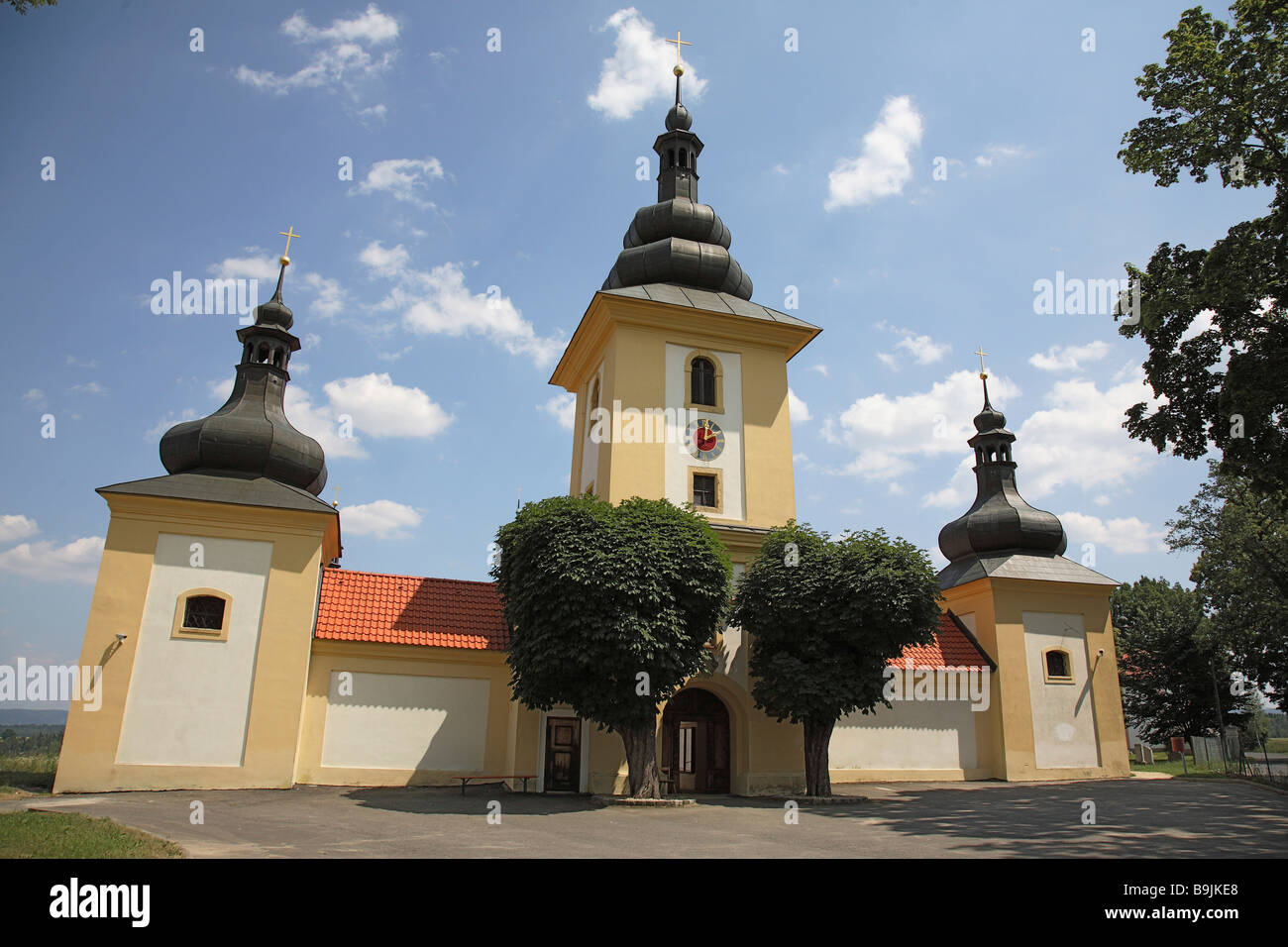 pilgrimchurch Maria Loreto at Starý Hroznatov Altkinsberg district of ...