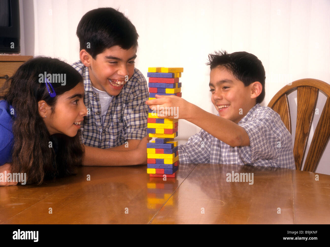 Hispanic Kids Playing