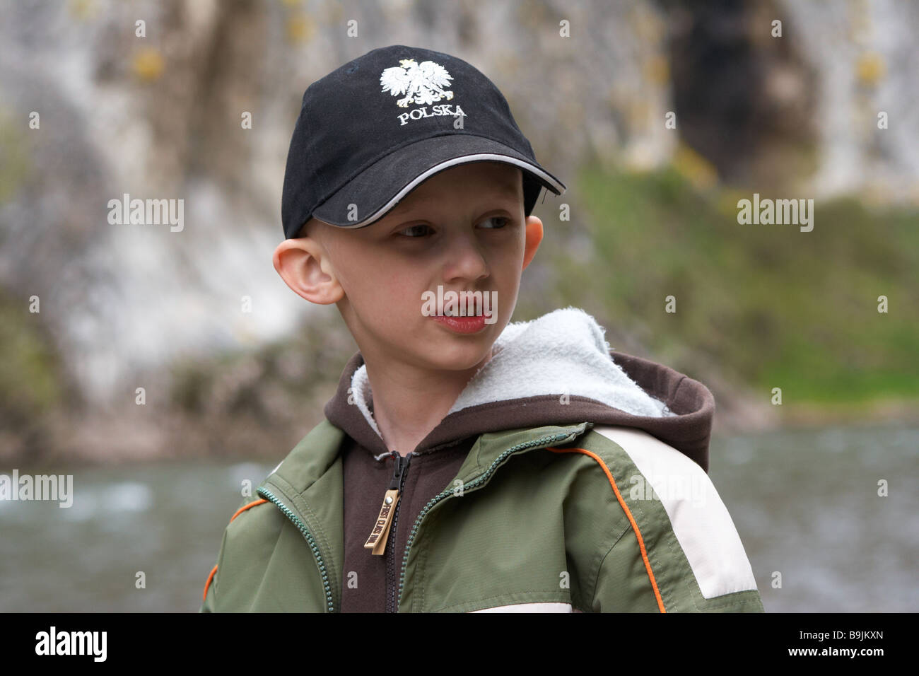 little boy in the cap Stock Photo - Alamy
