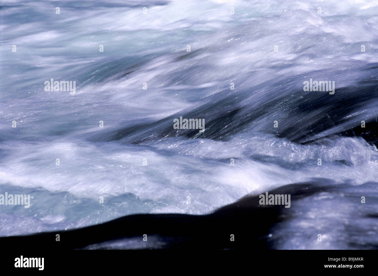 flowing white water rapids Stock Photo - Alamy