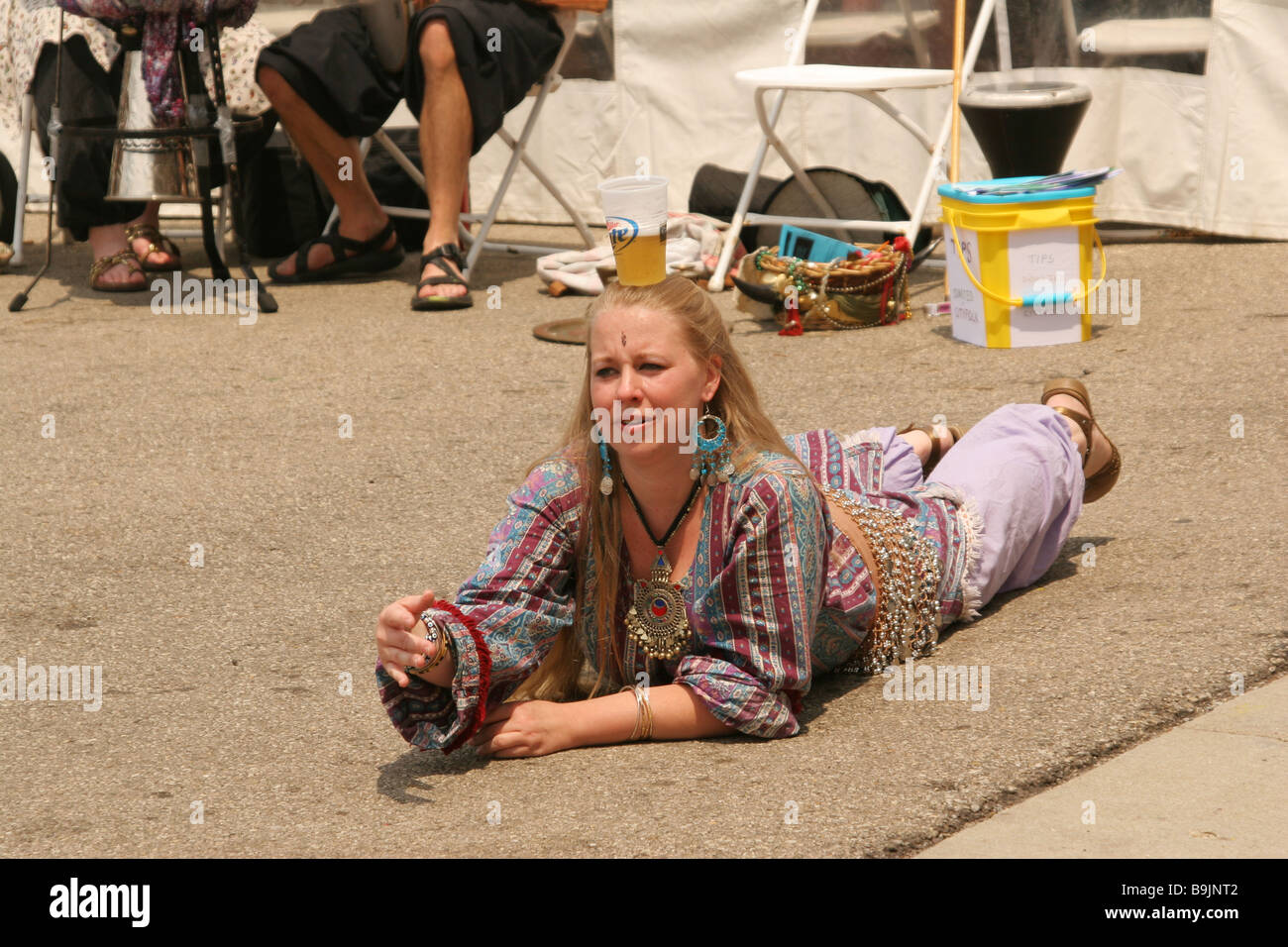 Woman beer belly hi-res stock photography and images - Alamy