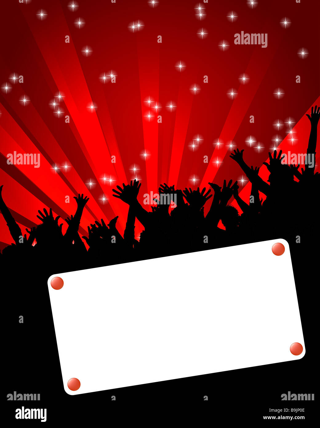 party poster red Stock Photo - Alamy