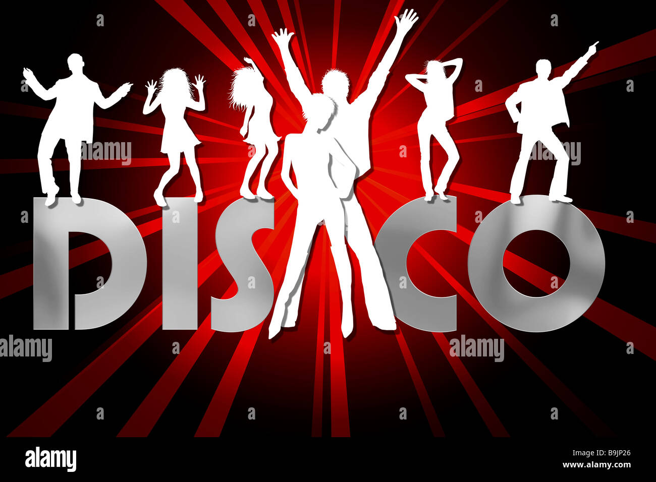 disco party red Stock Photo - Alamy