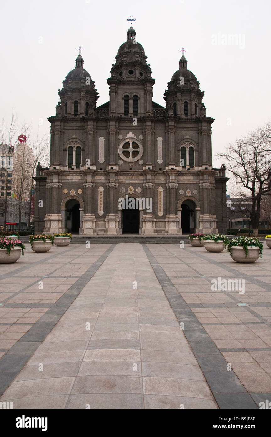 Saint Joseph Church / Dongtang Cathedral, Beijing, China Stock Photo ...