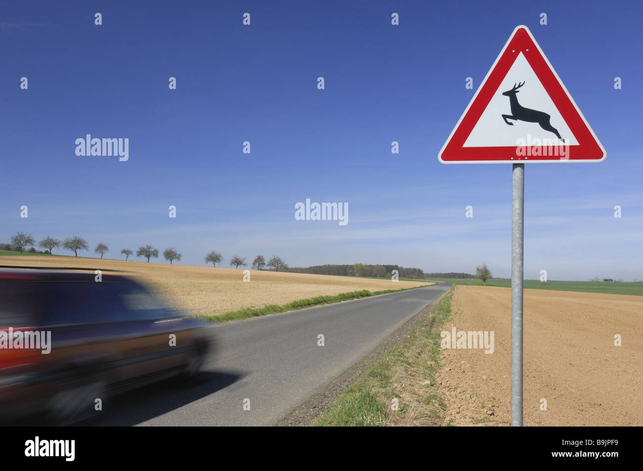 Road sign game germany hi-res stock photography and images - Alamy