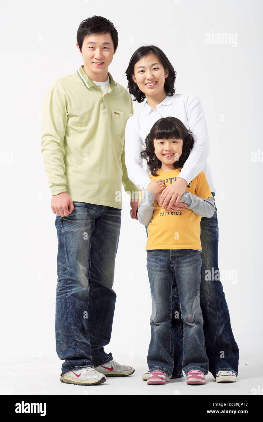 Happy Asian Family Stock Photo - Alamy
