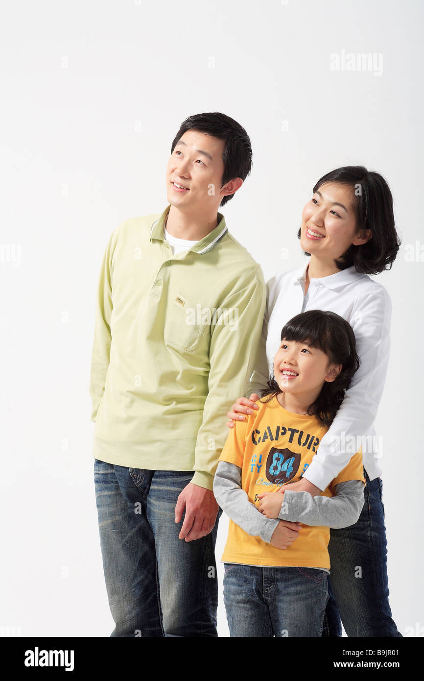 Happy Asian Family Stock Photo - Alamy