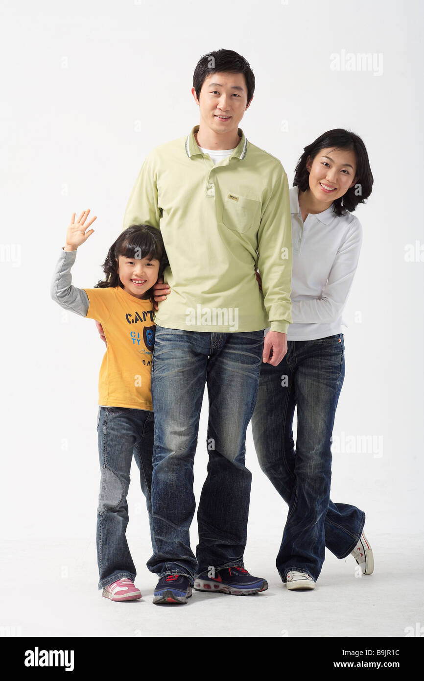 Happy Asian Family Stock Photo - Alamy