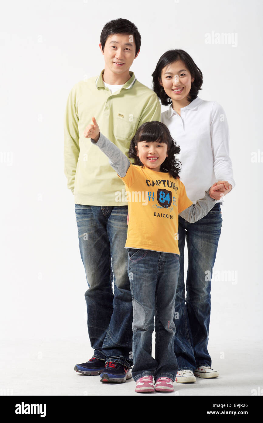 Happy Asian Family Stock Photo - Alamy