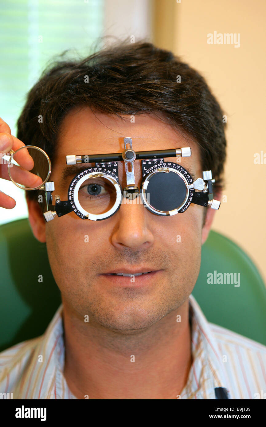 Man eye-diagnosis Doctor doctor's office eye eyes eye specialist eye ...
