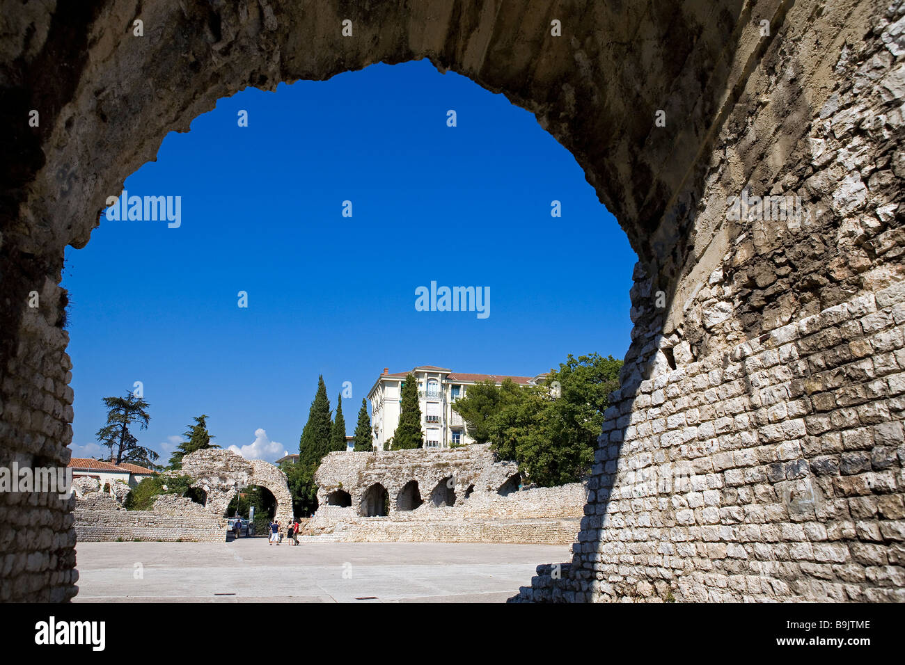 Roman ruins cimiez nice hi-res stock photography and images - Alamy