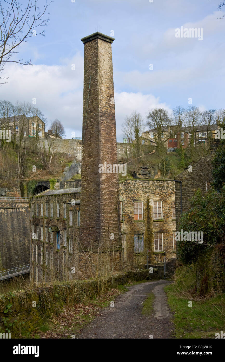 Derelict Torr Vale Mill. New Mills, Derbyshire, United Kingdom Stock ...