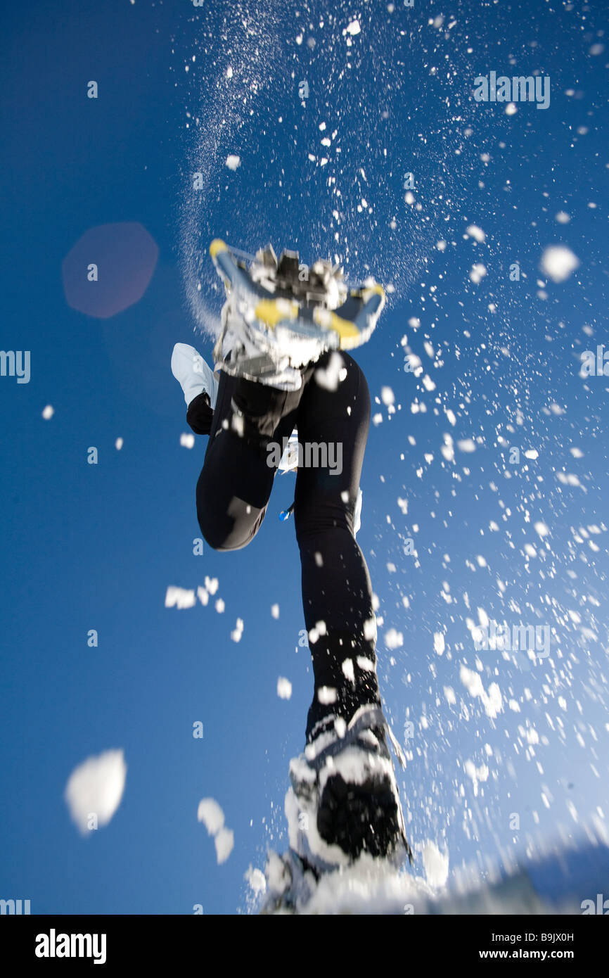 Girl jumping and overhead hi-res stock photography and images - Alamy