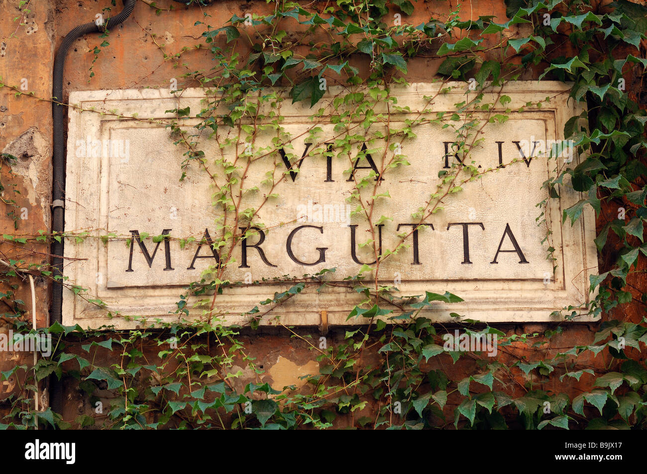 Rome via margutta italy hi-res stock photography and images - Alamy