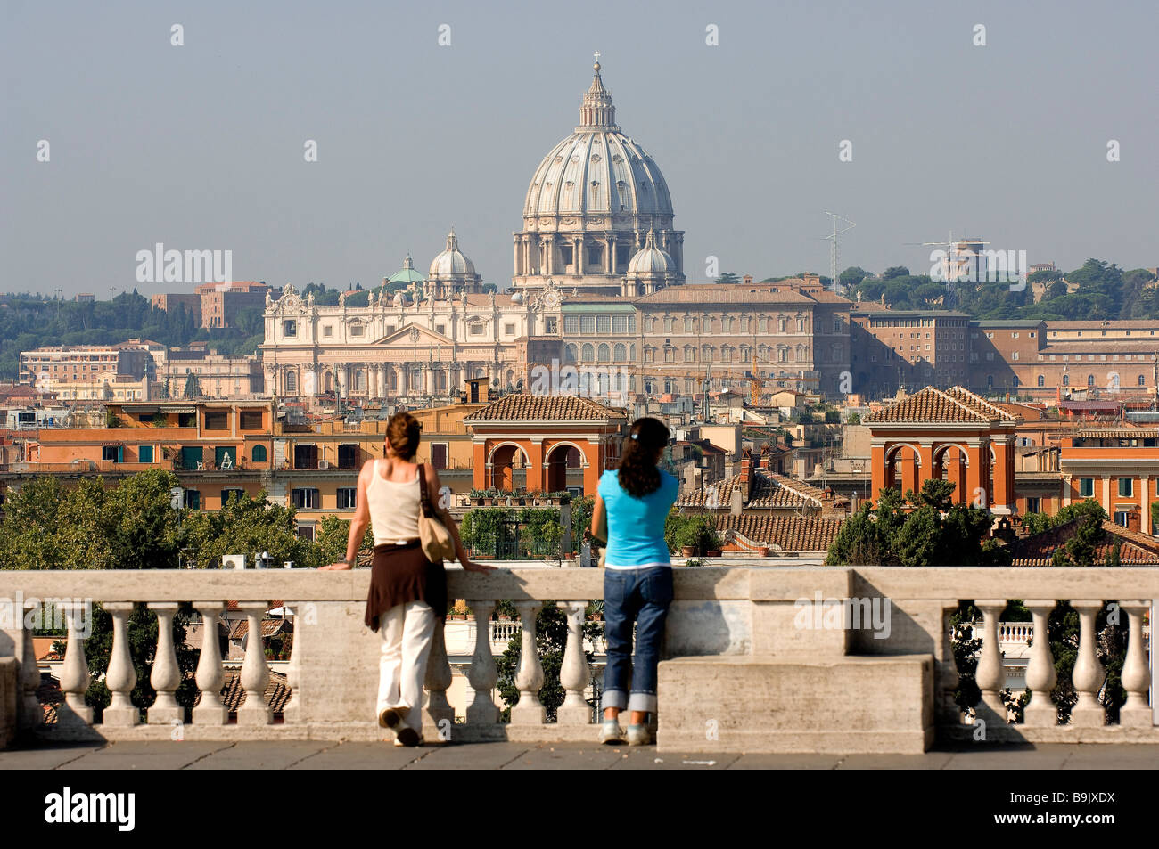 Rome landscape from terrace hi-res stock photography and images - Alamy