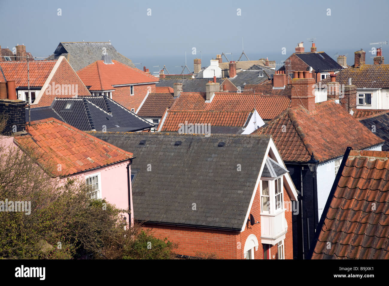 Rooftops, Aldeburgh, Suffolk, England Stock Photo - Alamy