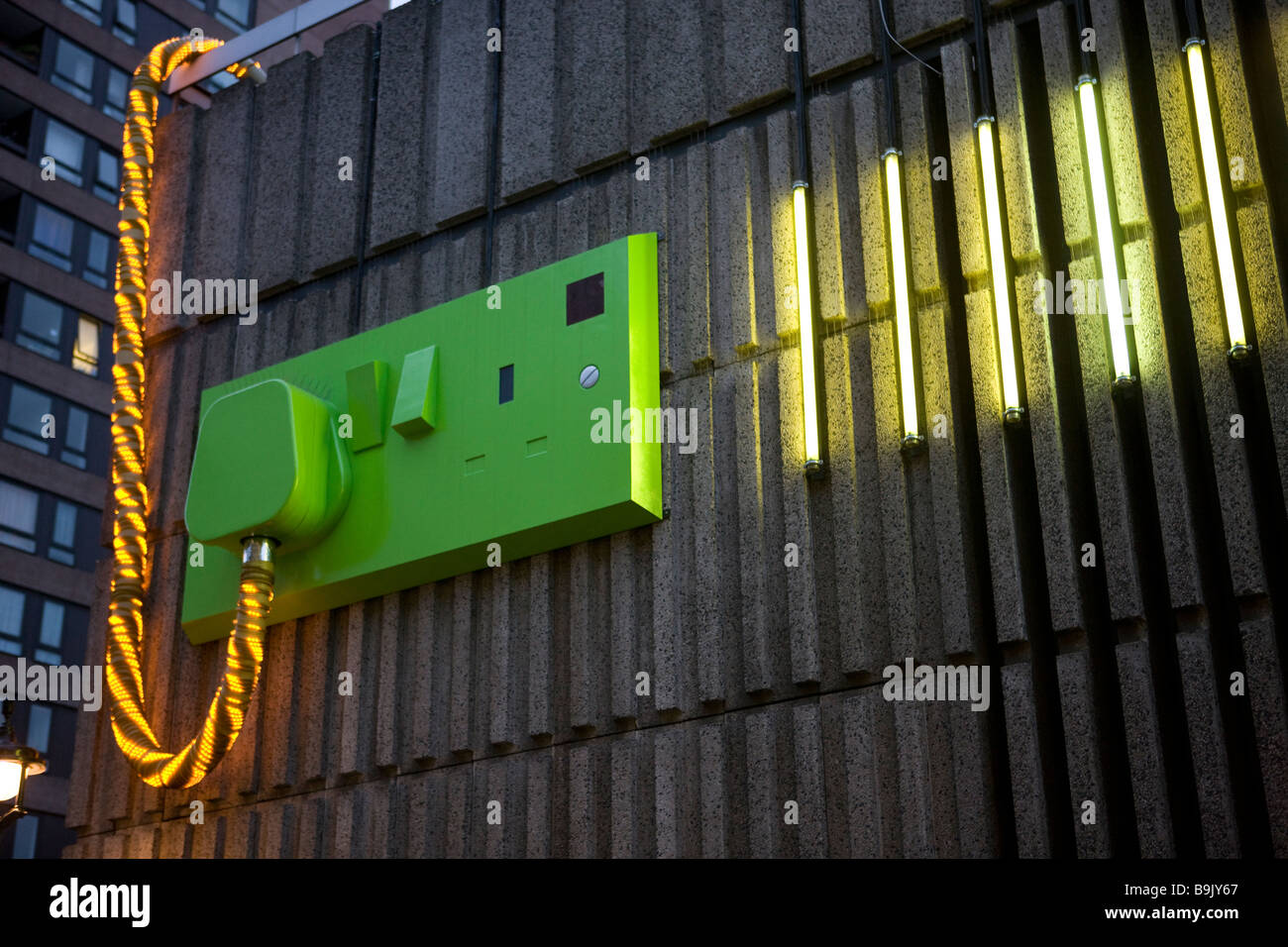 Giant plug in soho hi res stock photography and images Alamy