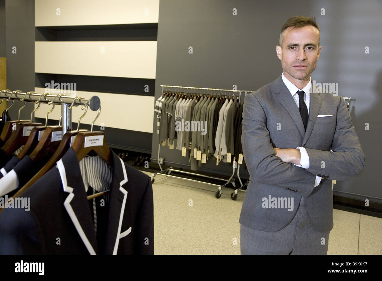 Portrait of men's wear designer Thom Browne Stock Photo - Alamy
