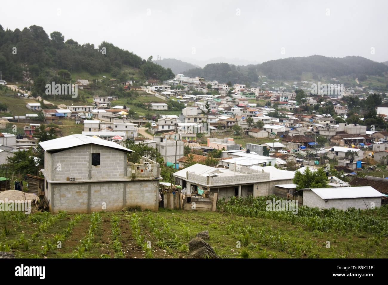 The Tzotzil Mayan village of San Juan Chamula in Chiapas, Mexico Stock ...