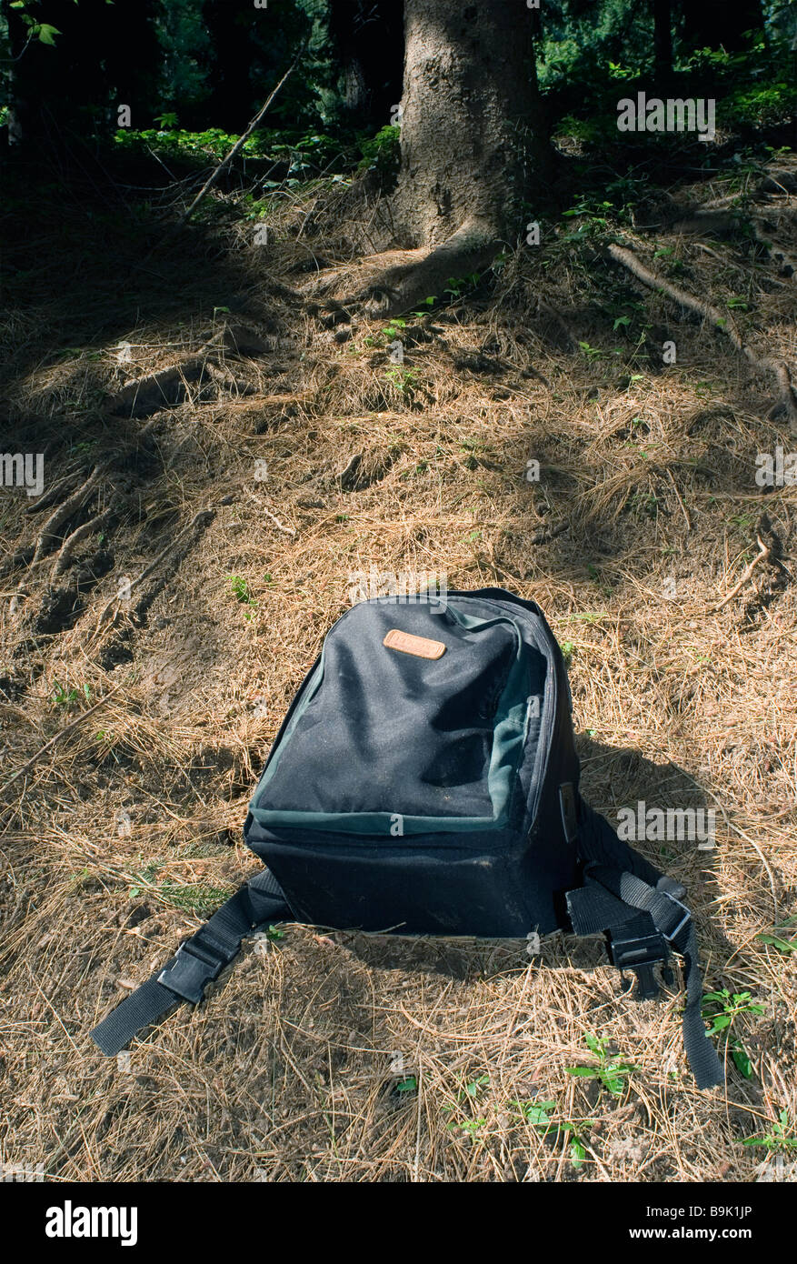 Abandoned forest rucksack hi-res stock photography and images - Alamy