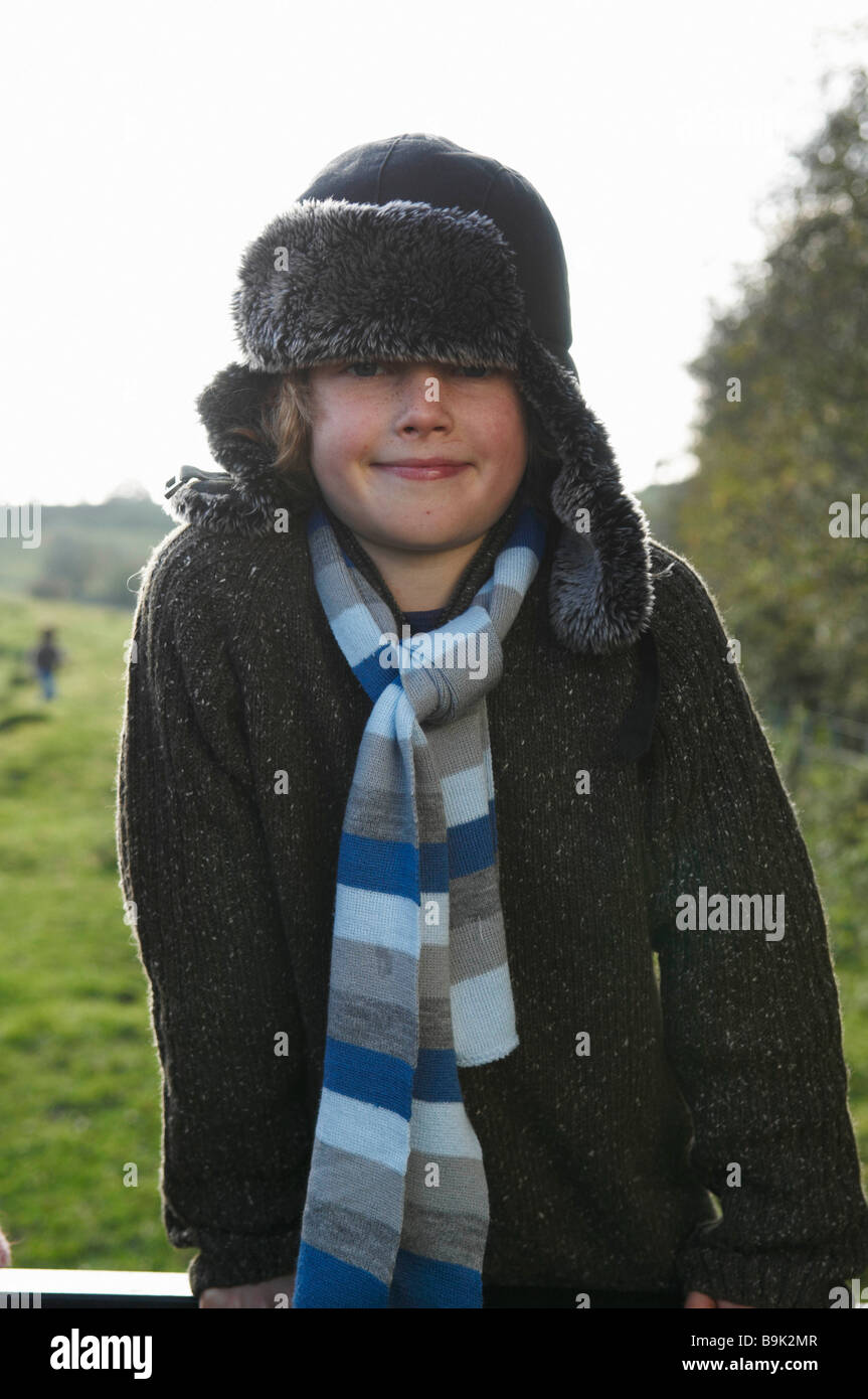 Young boy in countryside Stock Photo - Alamy