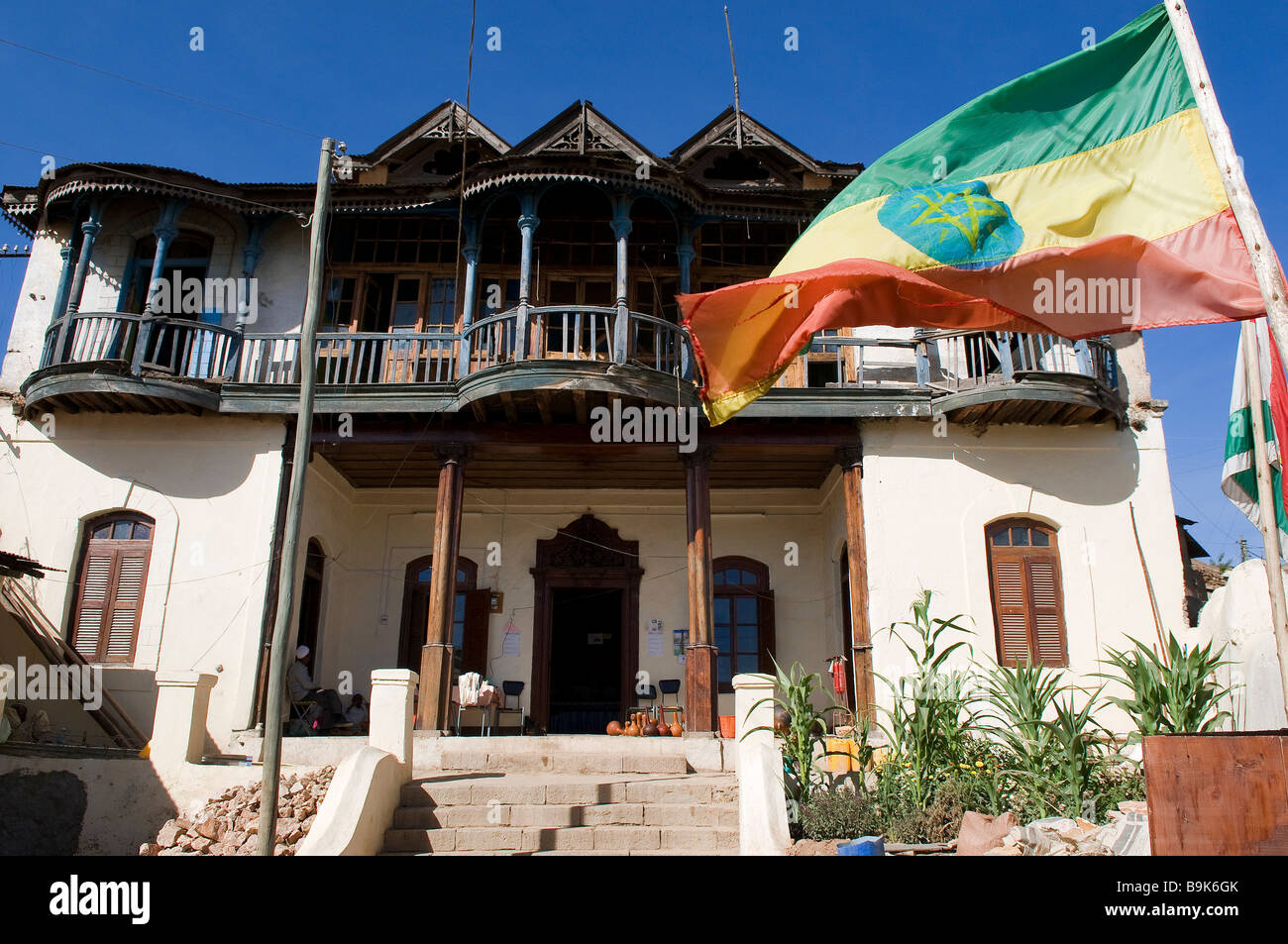 Ethiopia, Harar, town classified as World Heritage by UNESCO, the house ...