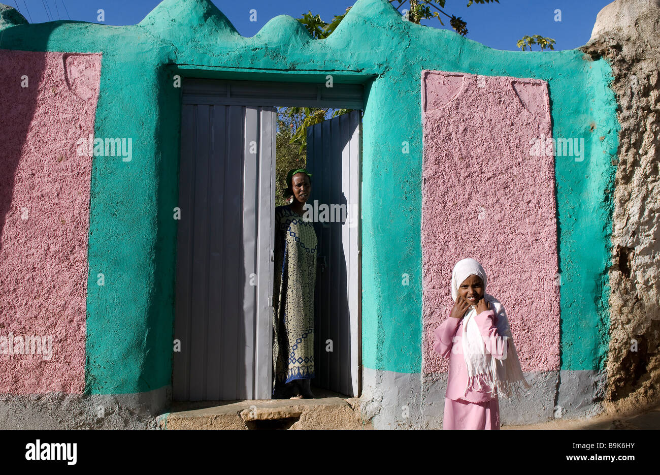 Ethiopia, Harar, town classified as World Heritage by UNESCO, the old ...