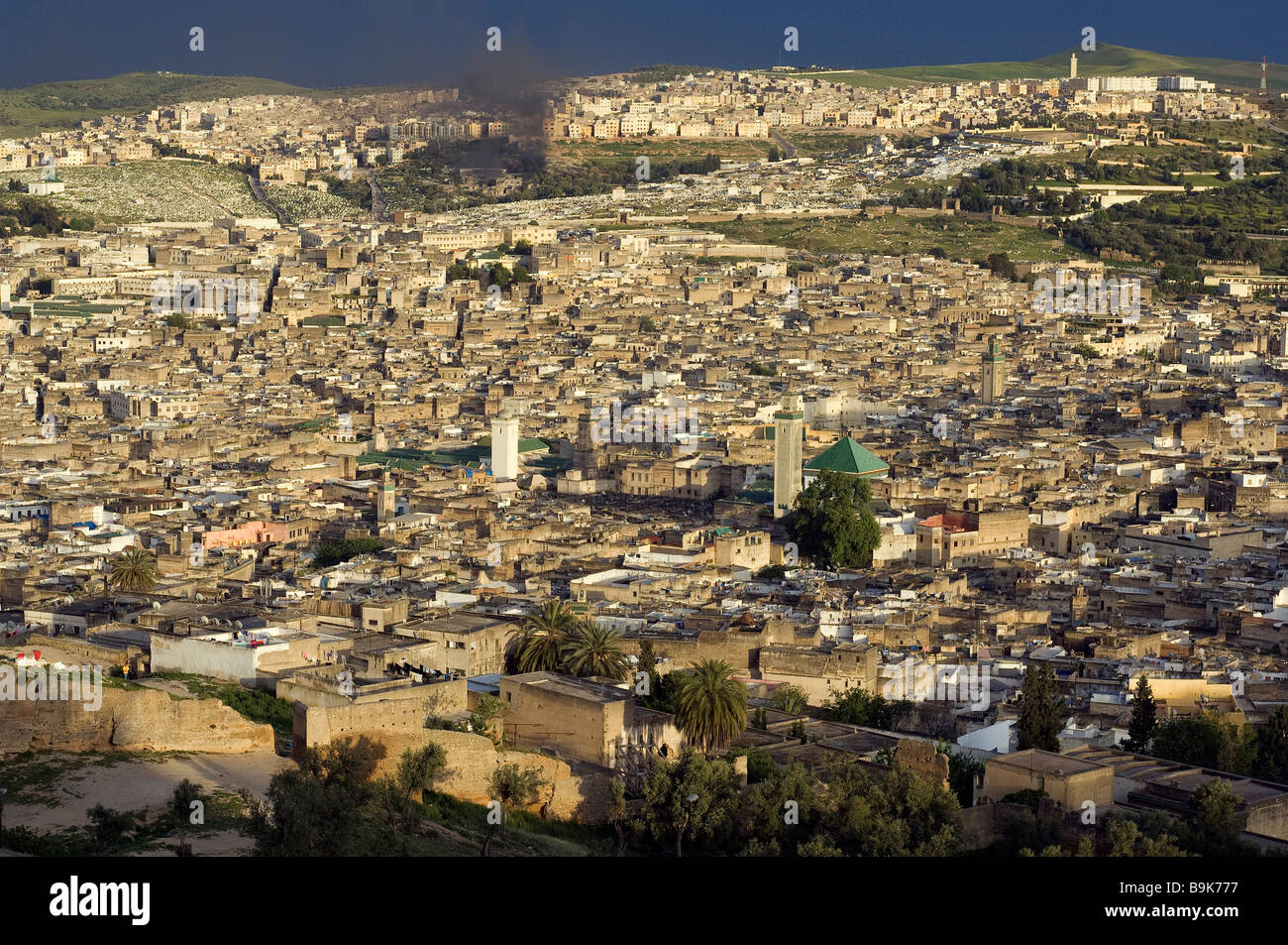 Morocco, Fes El Bali, imperial city, medina classified as World ...