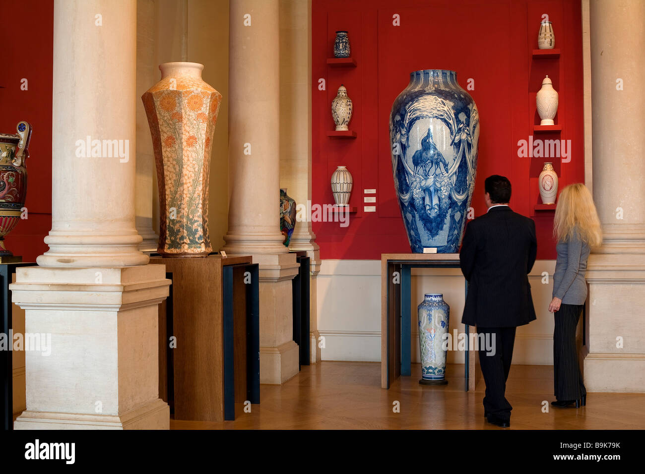 France, Hauts de Seine, Sevres, National Museum of Ceramics, reception ...